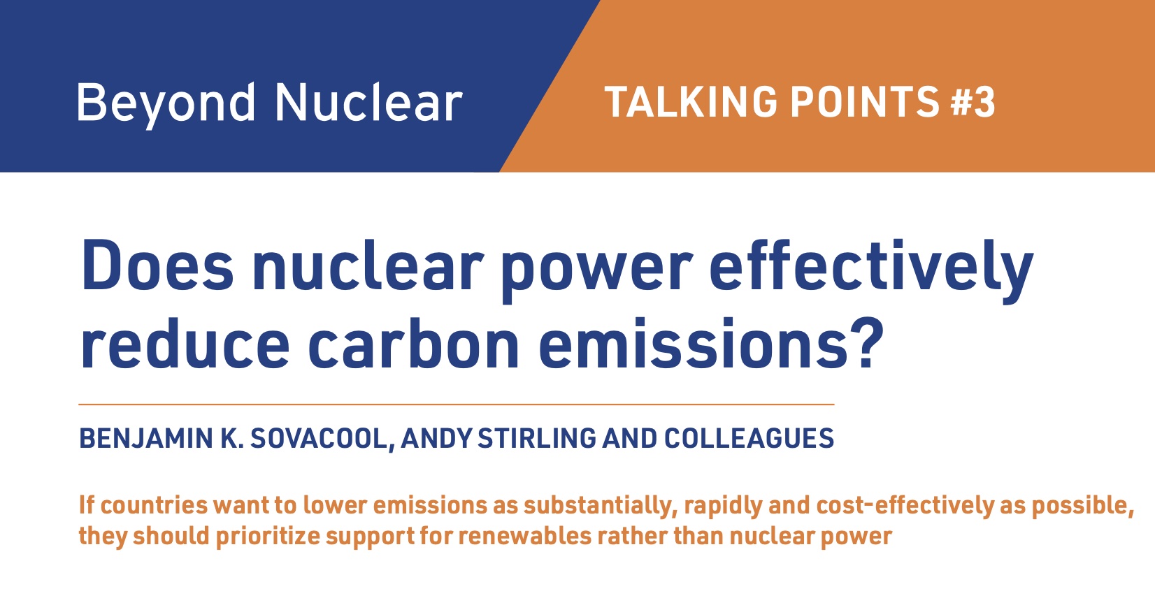 Two’s a crowd | Beyond Nuclear International