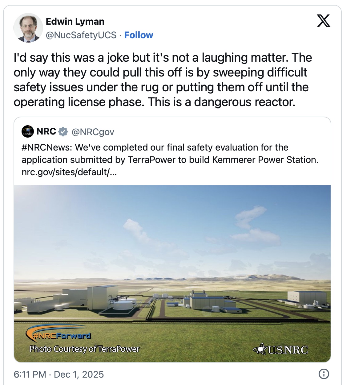Trump regulators ripped | Beyond Nuclear International