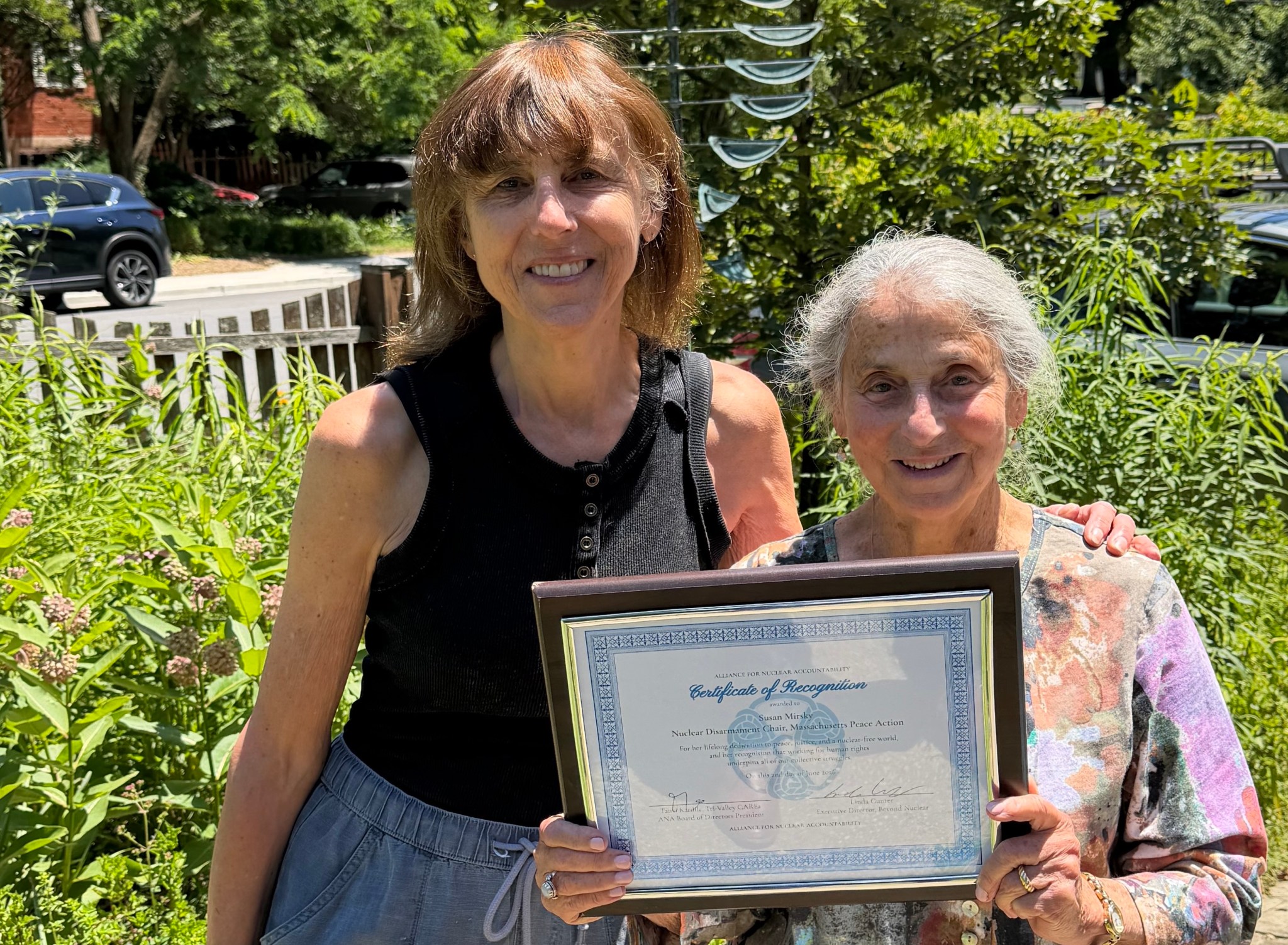 Susan Mirsky wins “unsung hero” award | Beyond Nuclear International